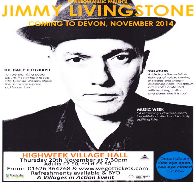 JLposter – Highweek Village Hall